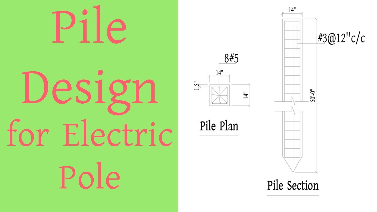 Structural Design ।। Electric Pole Base Design ।। Part-03 ।। Individual ...