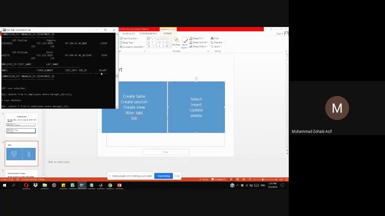 Grant and Revoke in Database || Lab 9(Monday) part 2 || Database ...