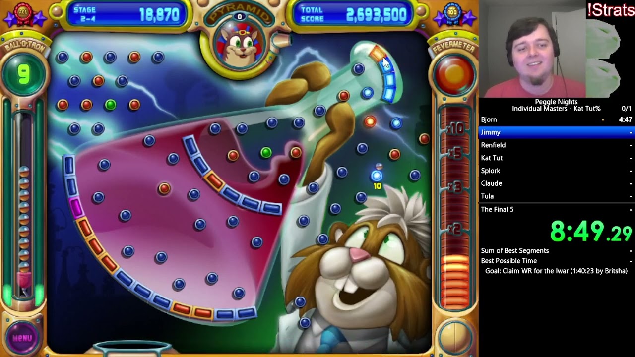 Peggle Nights Kat Tut 13823 Former Wr Youtube