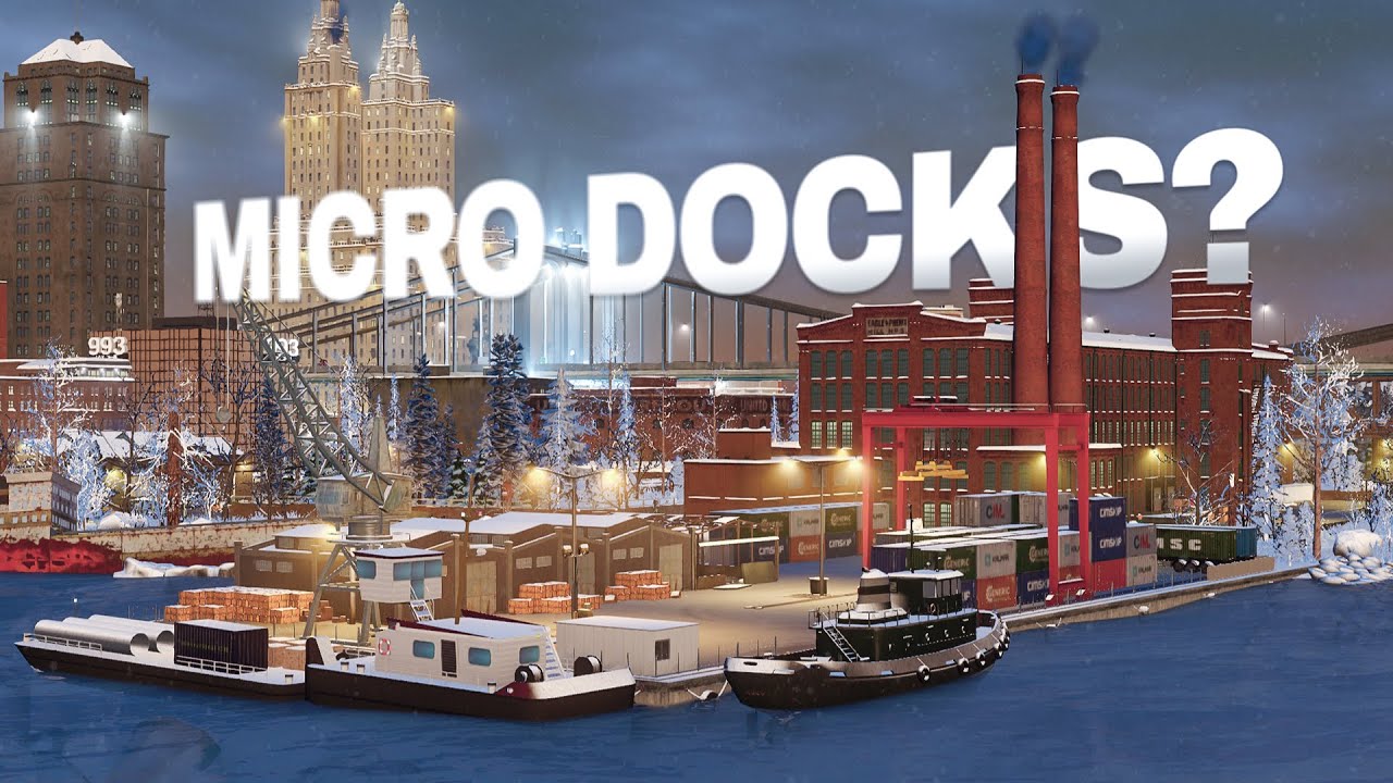 Crafting a POCKET PORT | Cities Skylines - Cold Harbour Ep. 3 - YouTube