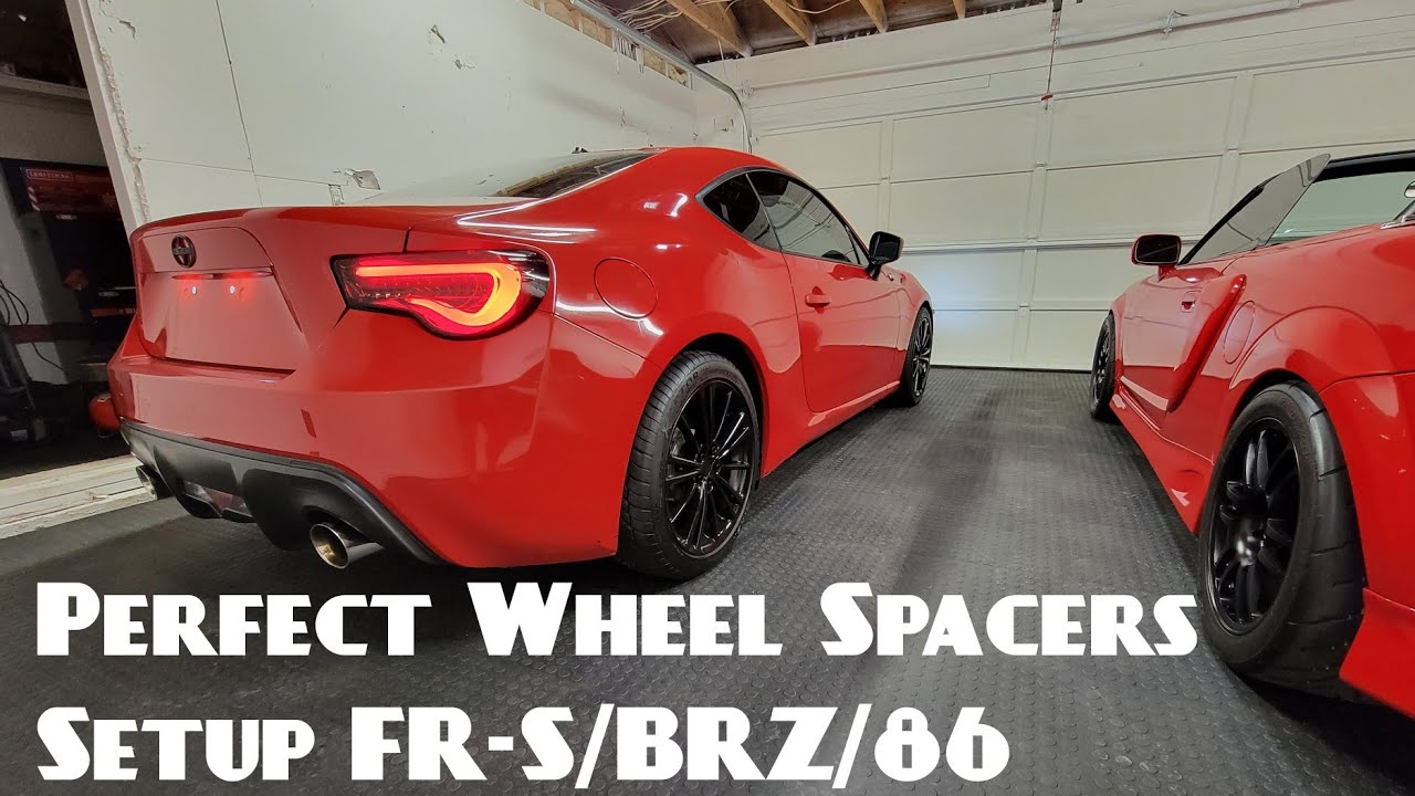 How To Install FR-S WHEEL SPACERS - YouTube