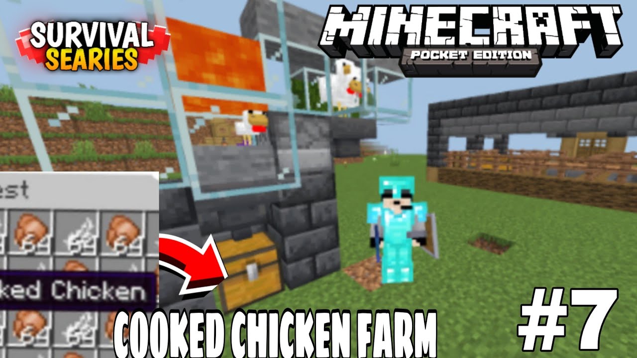 I Made Automatic COOKED CHICKEN Farm | Minecraft Survival 1.21 - YouTube