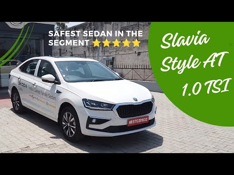 Skoda slavia style 2023 🔥 slavia style 1.0l tsi AT detailed review ...