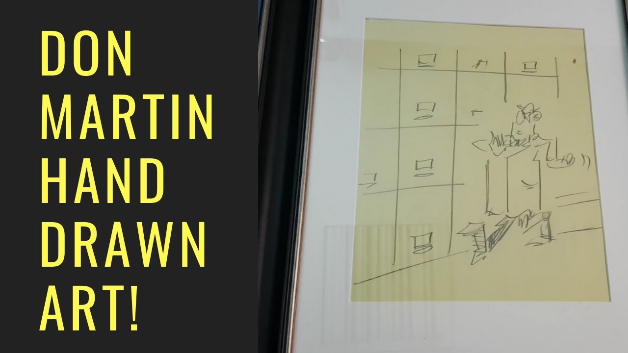 Don Martin Original Art | Mad Magazine - YouTube