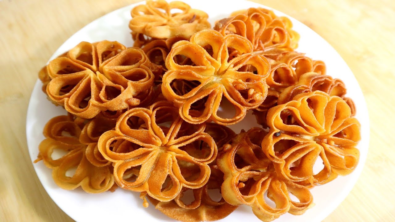 Gulabhi Puvvulu, తక్కువ Oil లో గులాభి పువ్వులు క్రిస్పీ గా ఎగ్ లేకుండ ...