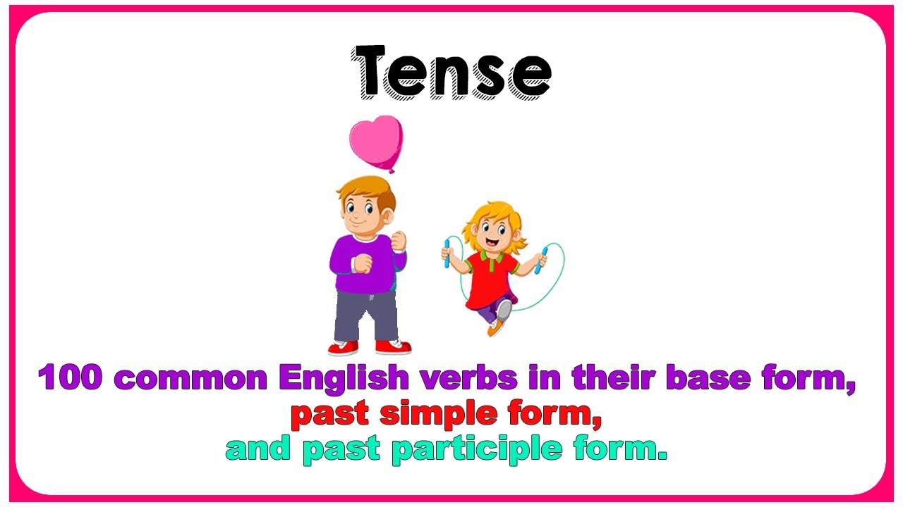 100 common English verbs in their base form – V1, Past Simple – V2 ...