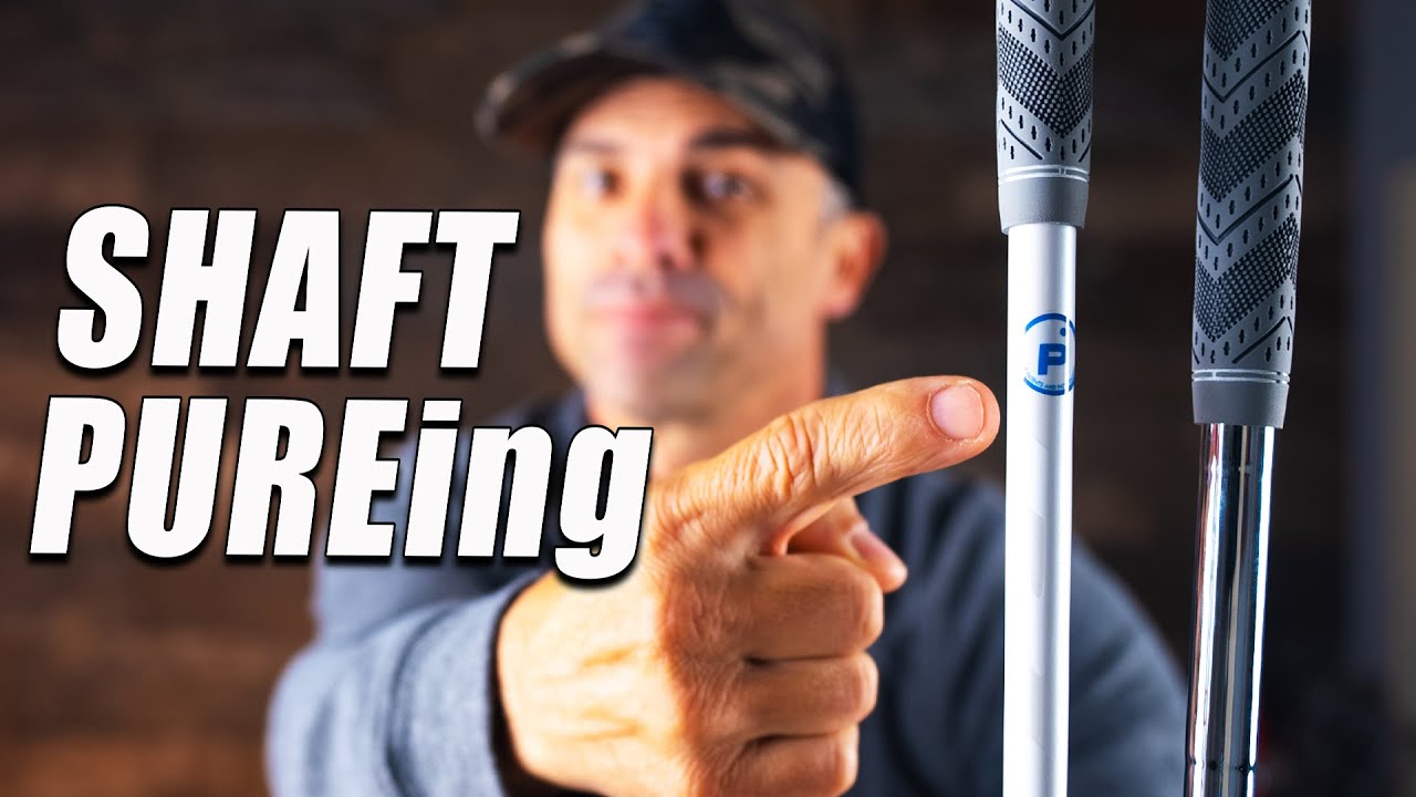 Golf Shaft PUREing - Does It Actually Help? PURE vs Non PURE - YouTube