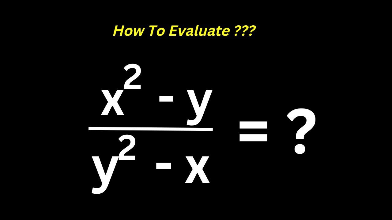A Beautiful Math Problem..| Basic Maths - YouTube