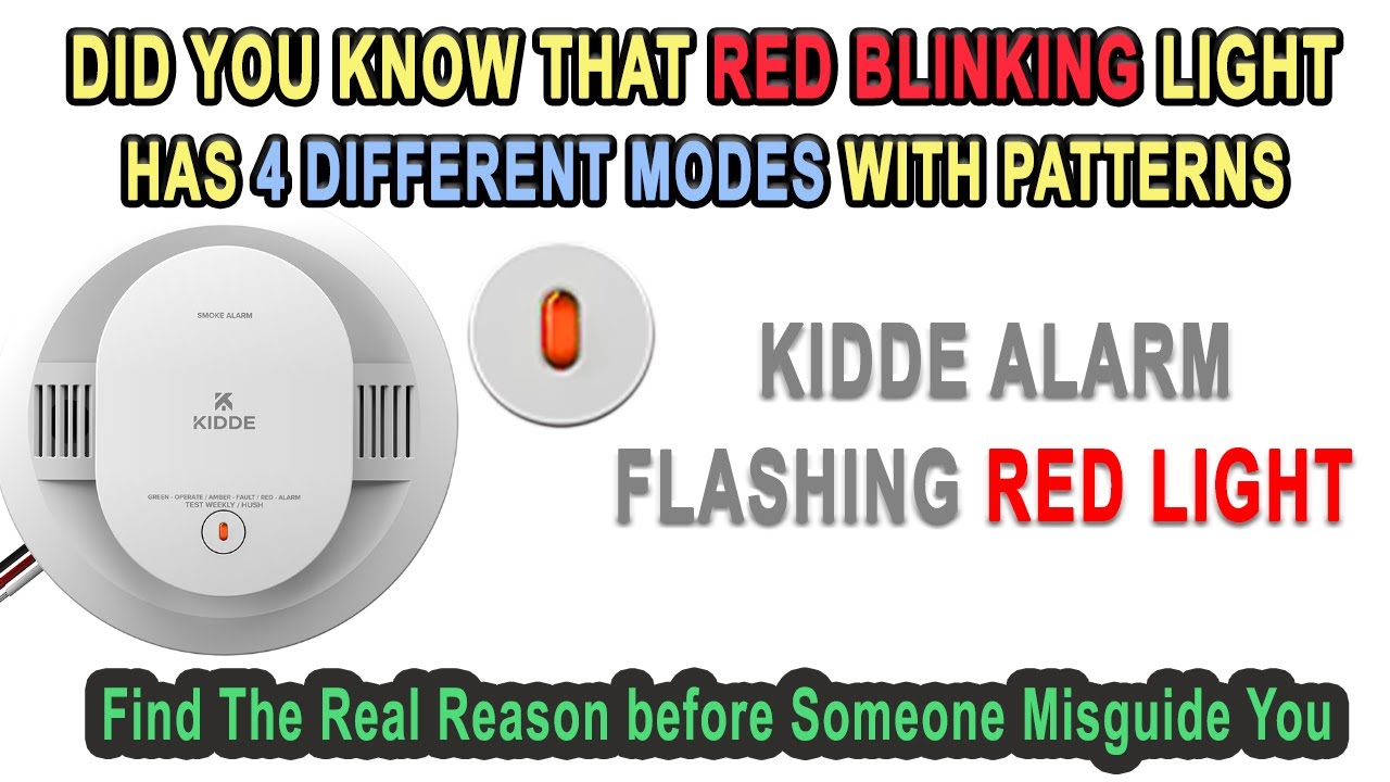 Why Kidde Smoke Alarm Blinking Red Light? Find Out The Real Reason ...