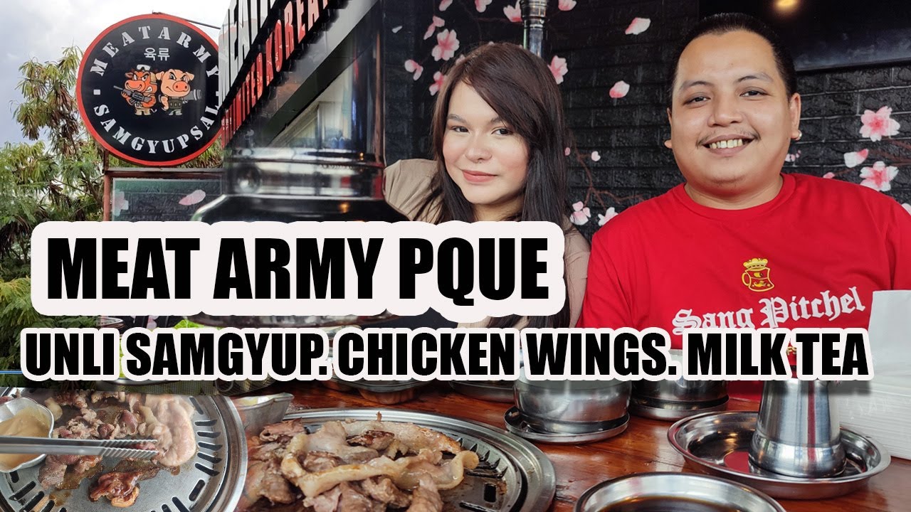 MEAT ARMY: UNLI SAMGYUP MILK TEA CHICKEN WINGS - YouTube