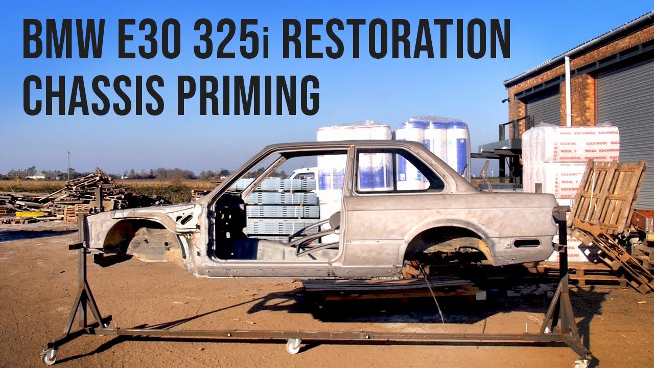 BMW E30 Chassis Shot Blasting & Priming | BMW E30 325i Sport ...