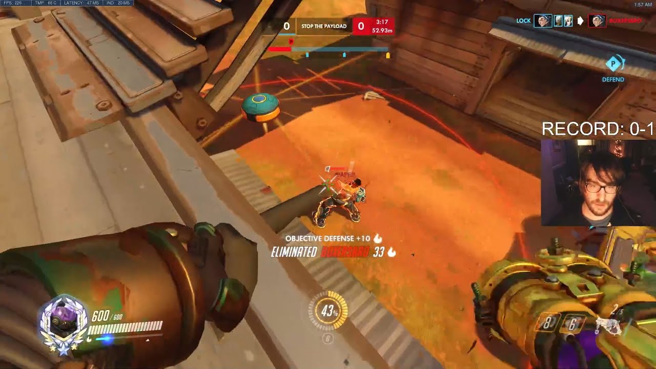 HARBLEU ROADHOG GAMEPLAY OVERWATCH SEASON 36 TOP 500 - YouTube