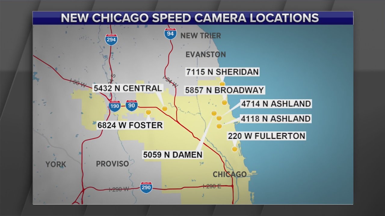 Chicago activating 16 new speed cameras Tuesday in effort to balance ...