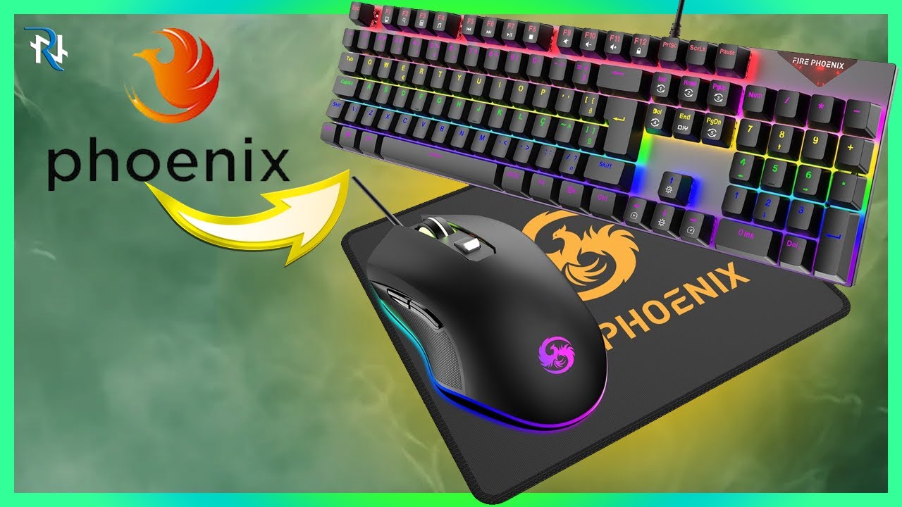 TECLADO MECÂNICO RGB, FIRE PHOENIX BE-K2- UNBOXING! - YouTube