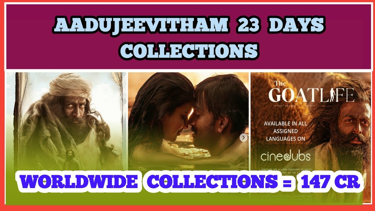 Aadujeevitham 23th Day Box Office Collection Report / Prithivraj ...