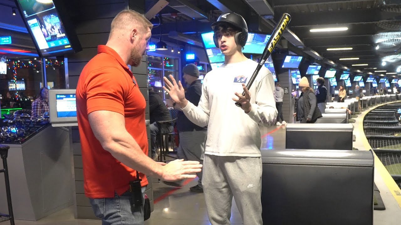 Playing Baseball at Topgolf! - YouTube