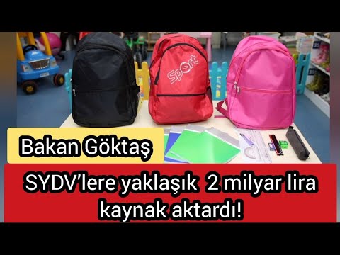 Bakan Göktaş SYDV’lere yaklaşık 2 milyar lira kaynak aktardı!