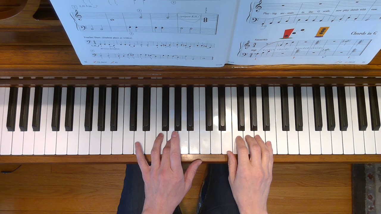 Bongo Drummers - Piano Adventures Level 1 Lesson Book 1 - YouTube