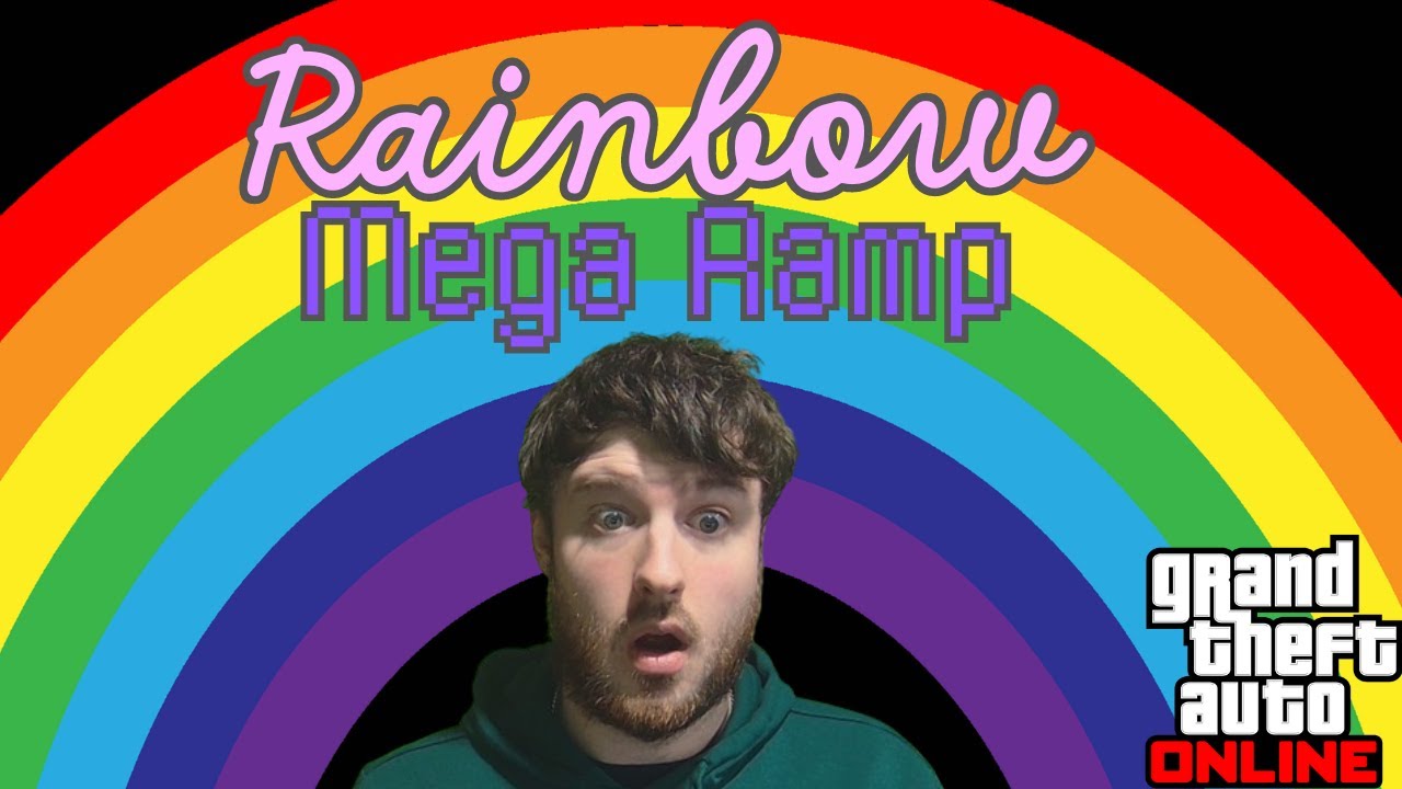 Rainbow Mega Ramp (GTA 5 Online) - YouTube