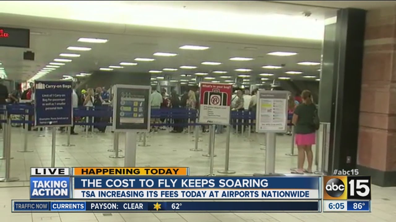 TSA raises security fees at US airports - YouTube