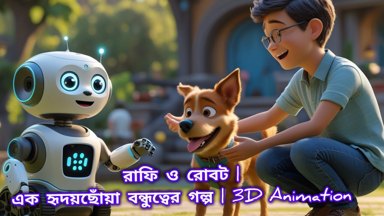 রাফি ও রোবট | এক হৃদয়ছোঁয়া বন্ধুত্বের গল্প | Bengali Animation ...