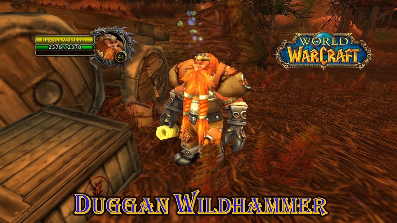 World of Warcraft Duggan Wildhammer Rare - YouTube