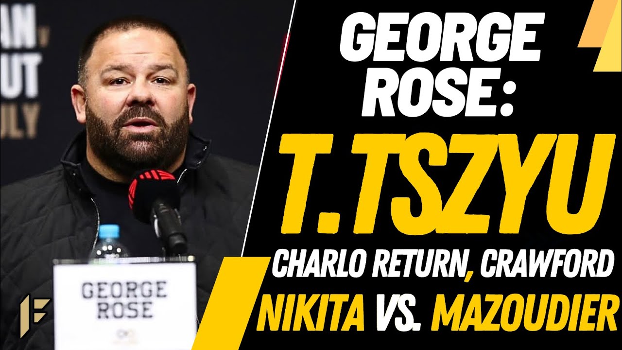 "HE'S READY FOR HIM"- George Rose On Tim Tszyu, Jermell Charlo RETURN ...
