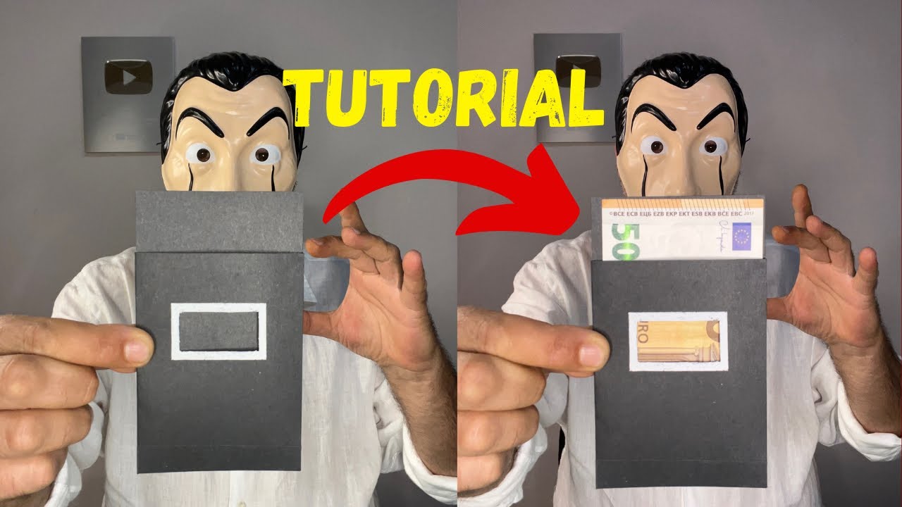 BANKNOTES IN AN INSTANT MAGIC TRICK TUTORIAL - YouTube