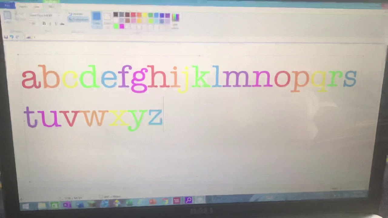 The tvo text letters in the alphabet park colors - YouTube