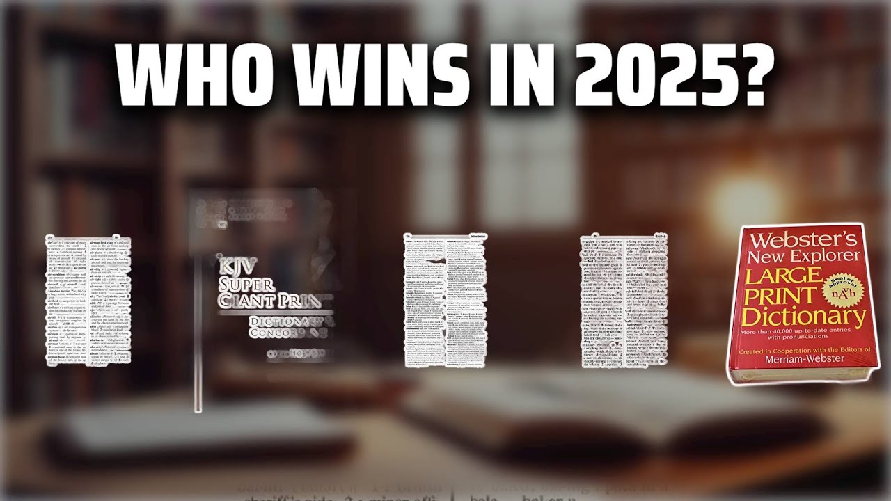 The Top 5 Best Large Print Dictionary in 2025 - Must Watch Before ...