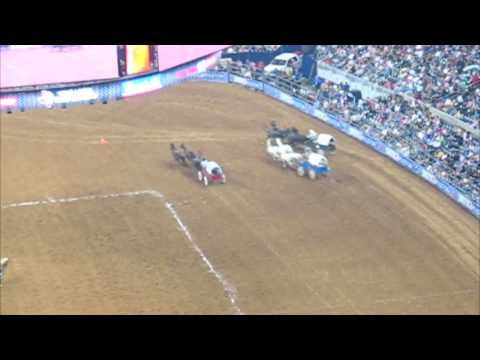 Chuck Wagon Race (raw) Houston Rodeo - YouTube