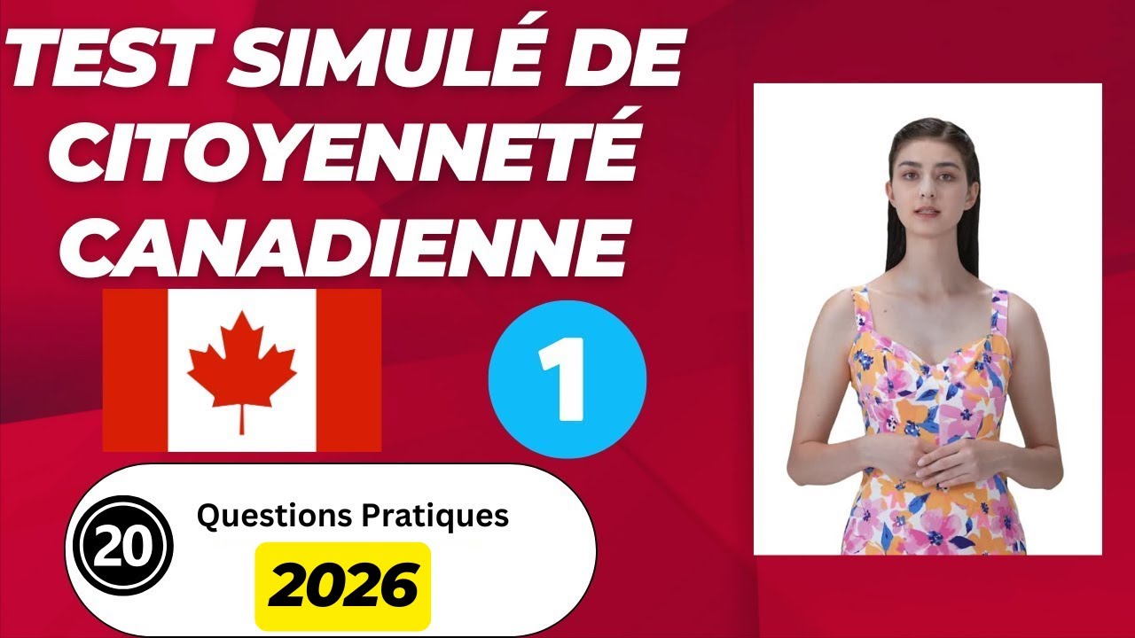 Test Simulé De Citoyenneté Canadienne | Ep 1 | # ...