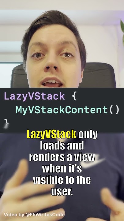 VStack vs. LazyVStack - YouTube