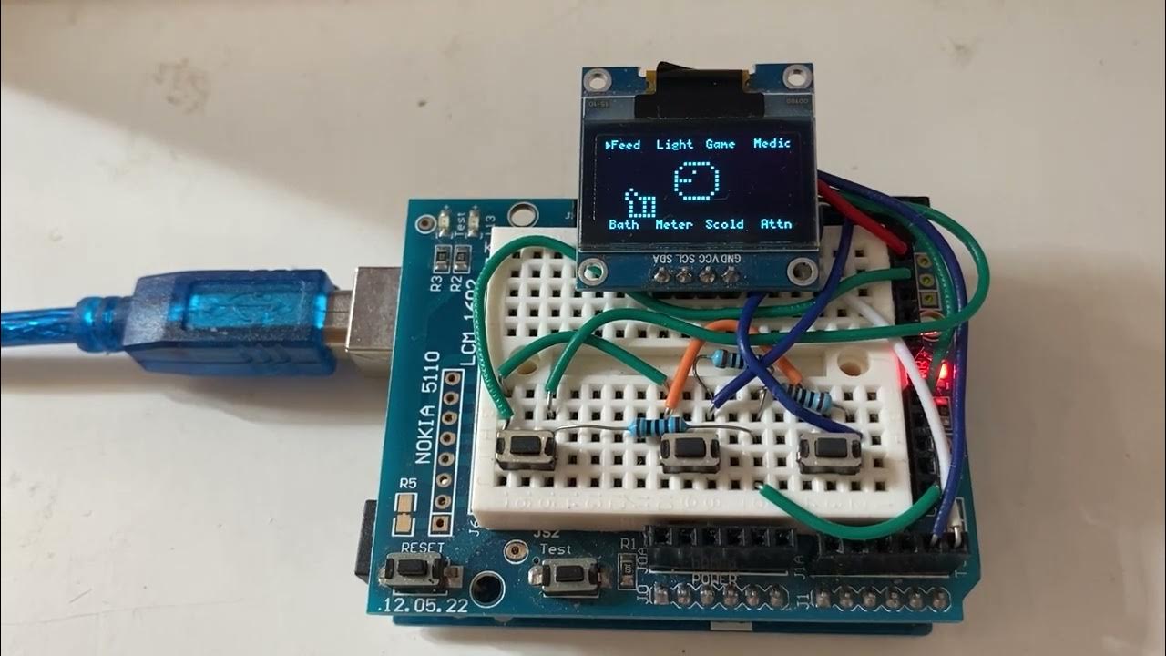 Real Tamagotchi emulator running in Arduino UNO (Part 2) - YouTube