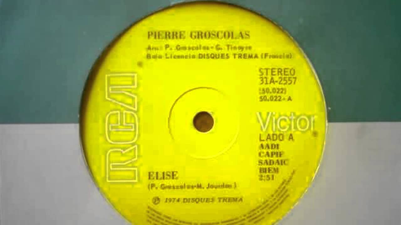 Elise - PIERRE GROSCOLAS - YouTube