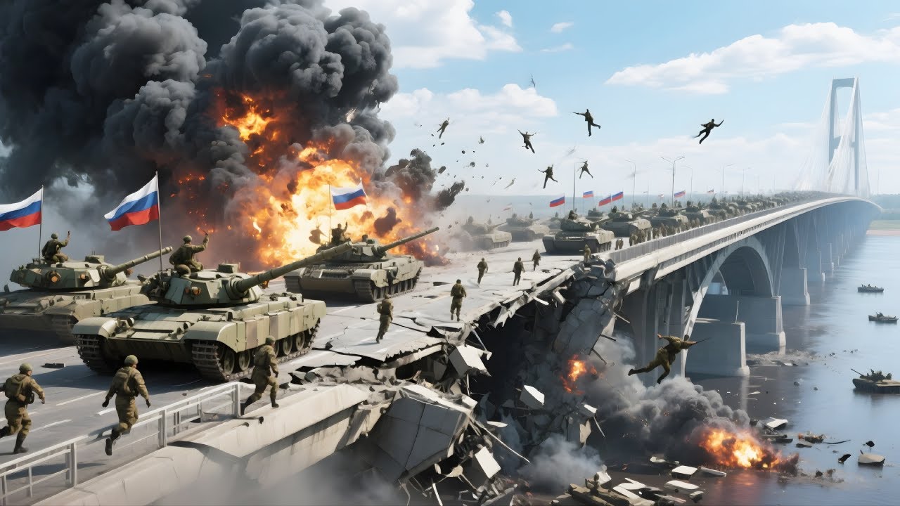 Saturday, June 14, 2025! Crimean Bridge Collapses After US Troops ...