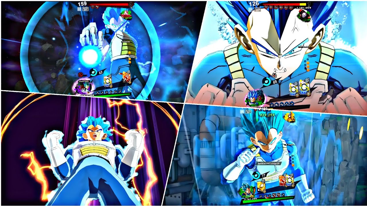 Prince Vegeta Never Misses… (All Super Saiyan Blue Vegeta Moves) 🔥 IN ...