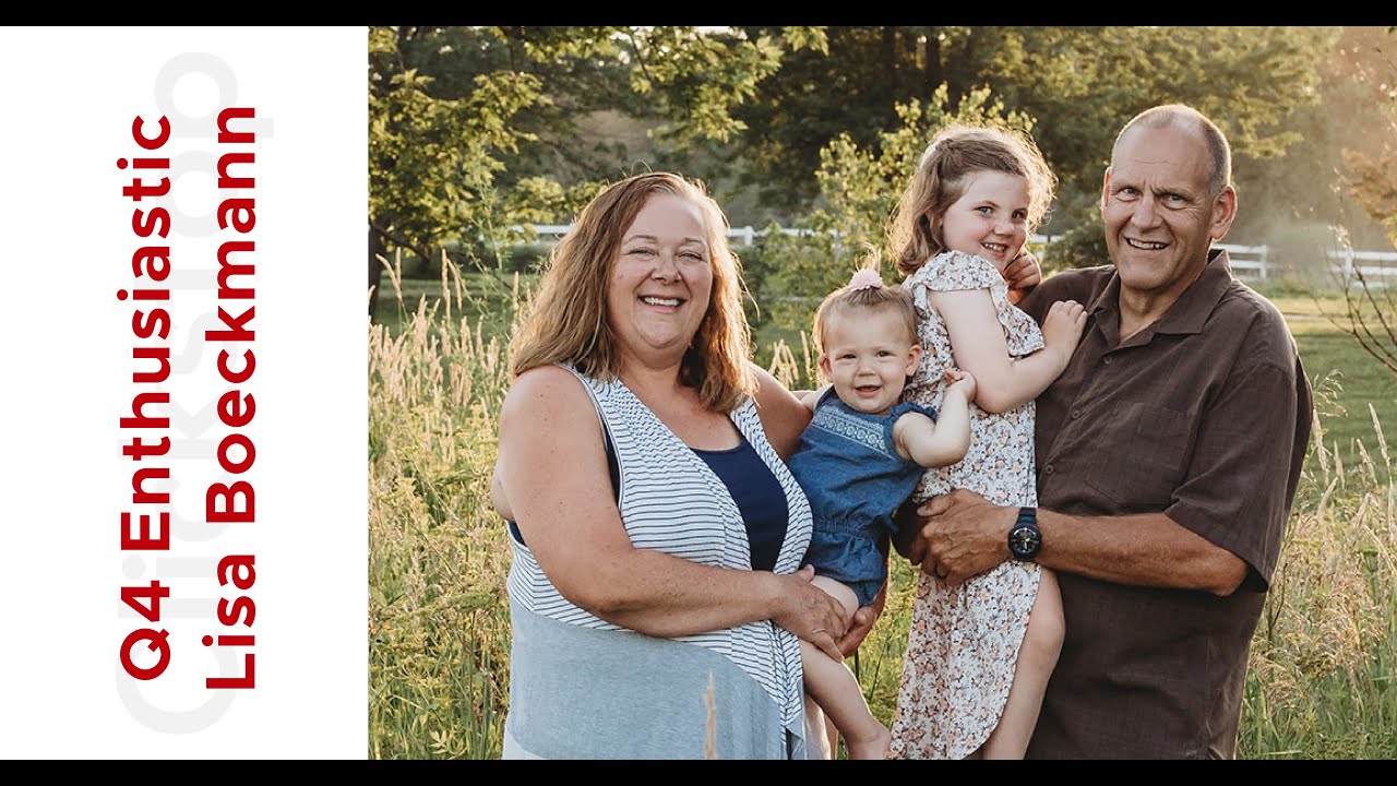 2021 Q4 Enthusiastic Winner: Lisa Boeckmann - YouTube