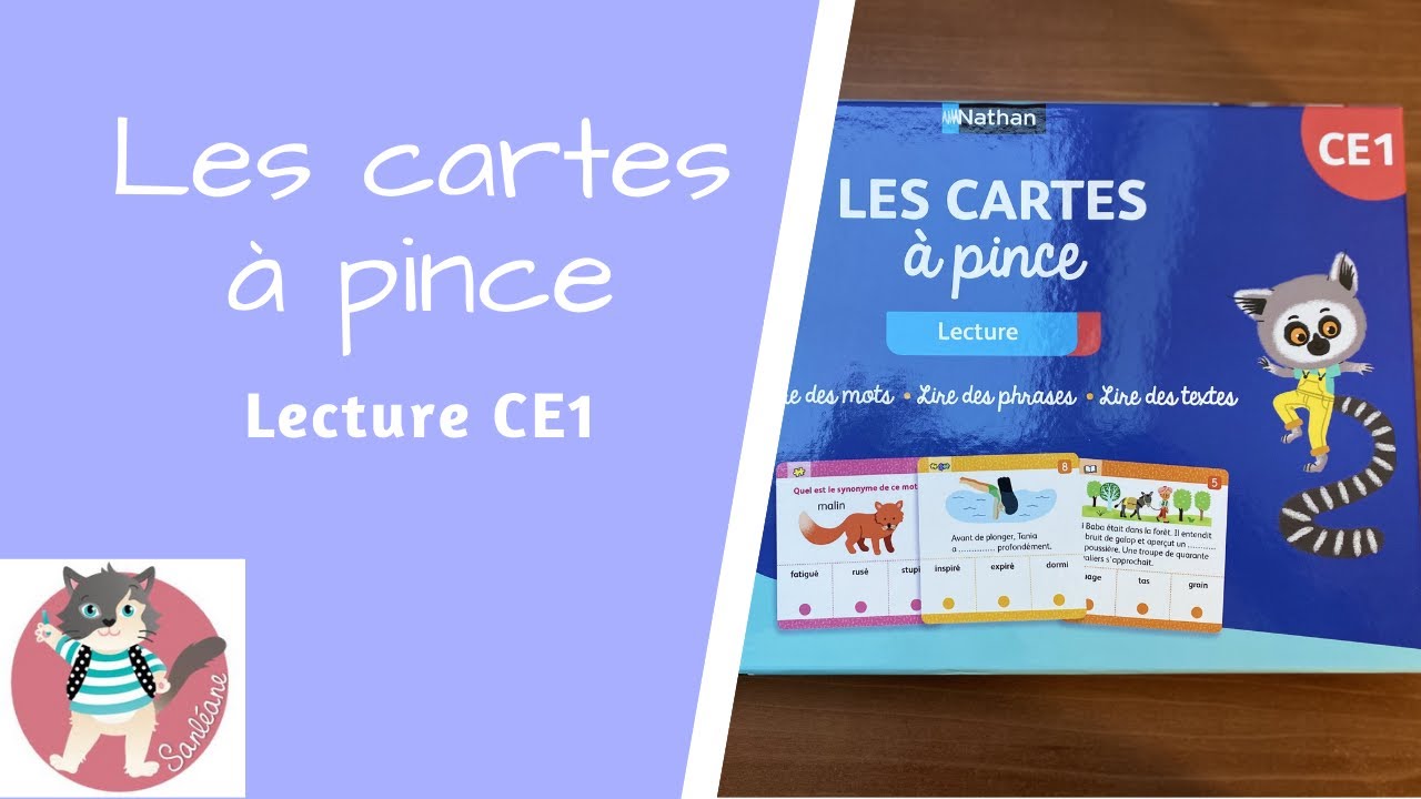 Présentation Cartes à pinces Nathan - YouTube