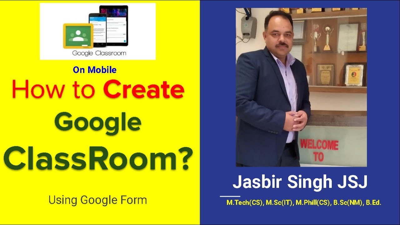 Training Google ClassRoom : Mobile App (Teacher) हिंदी - YouTube