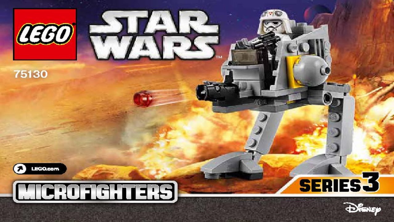 LEGO Star Wars 75130 AT-DP Microfighter (Instruction Booklet) - YouTube