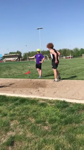 Wester Middle School Record Long Jump 19' 1" - YouTube