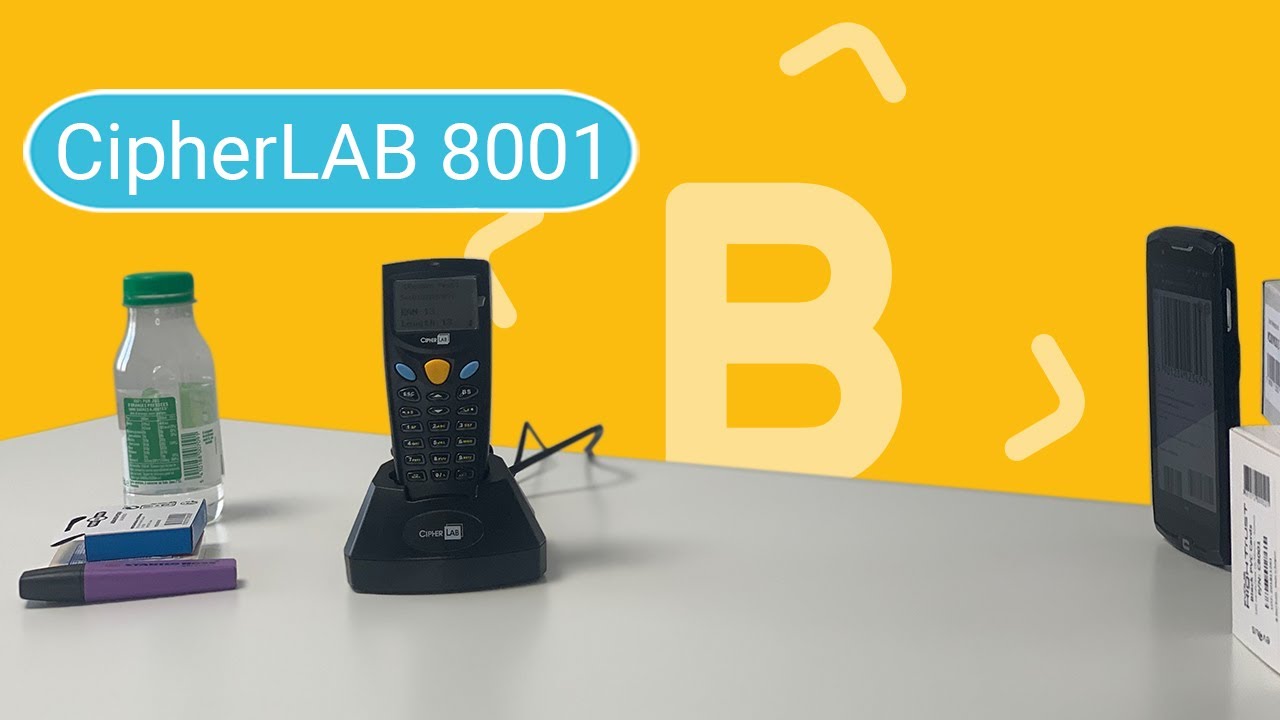Terminal code-barres 1D CipherLAB 8001, pour tous vos inventaires ...