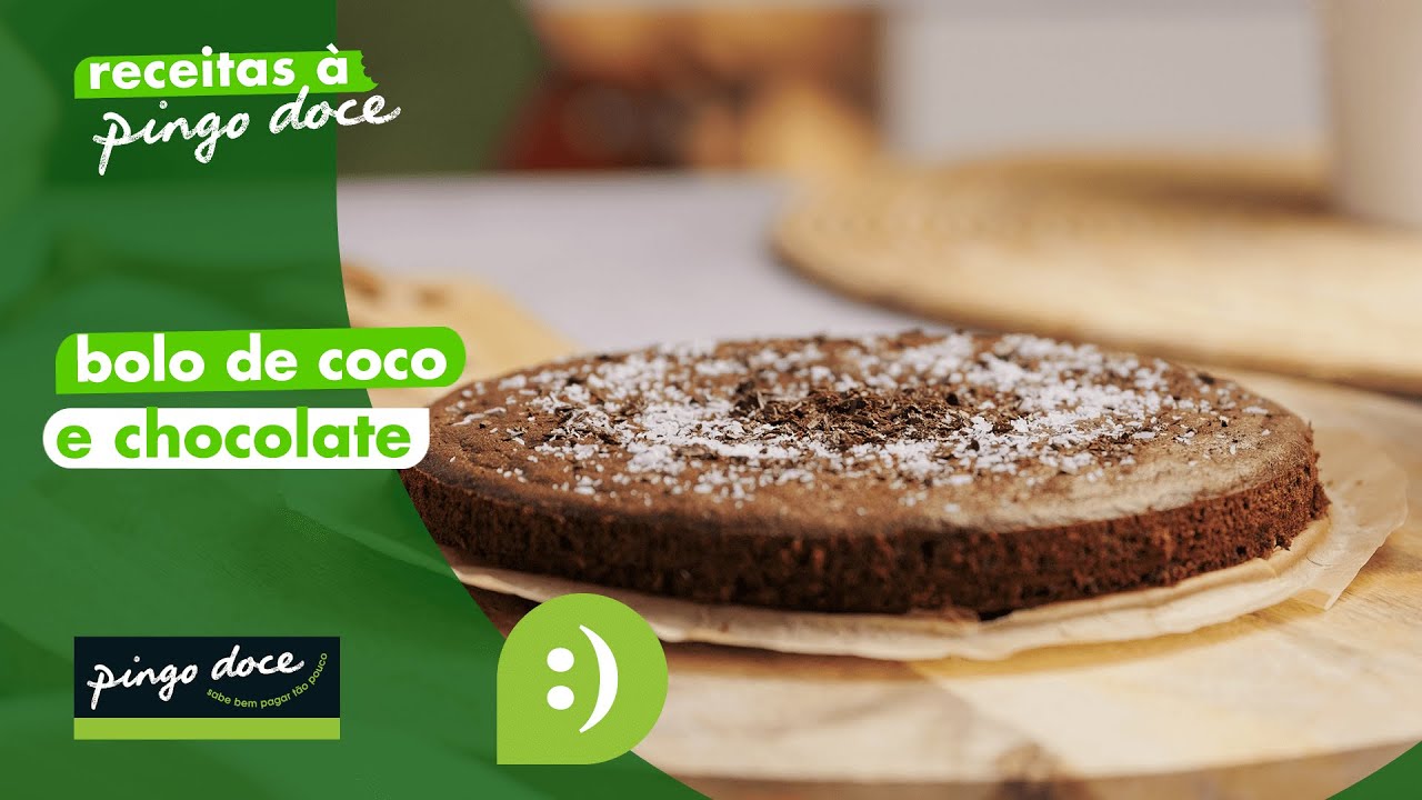Bolo de Coco e Chocolate | Receitas | Pingo Doce - YouTube