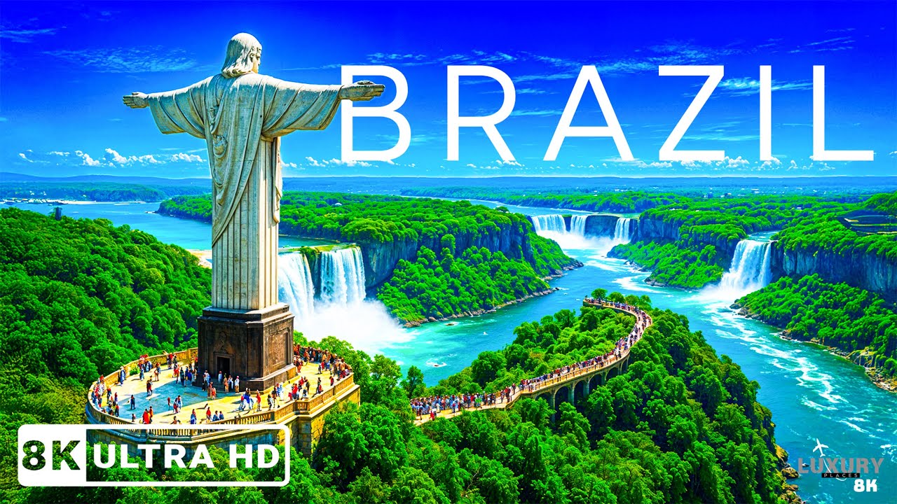 Brazil 8K UHD - Wild beauty of the rainforest, beautiful beaches of the ...
