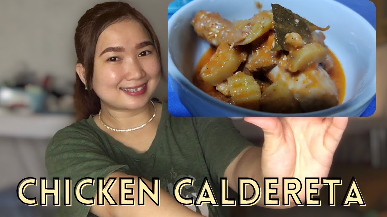 COOKING INA NAGLUTO NG CHICKEN CALDERETA | MARJZ TV | #Vlog -19 - YouTube