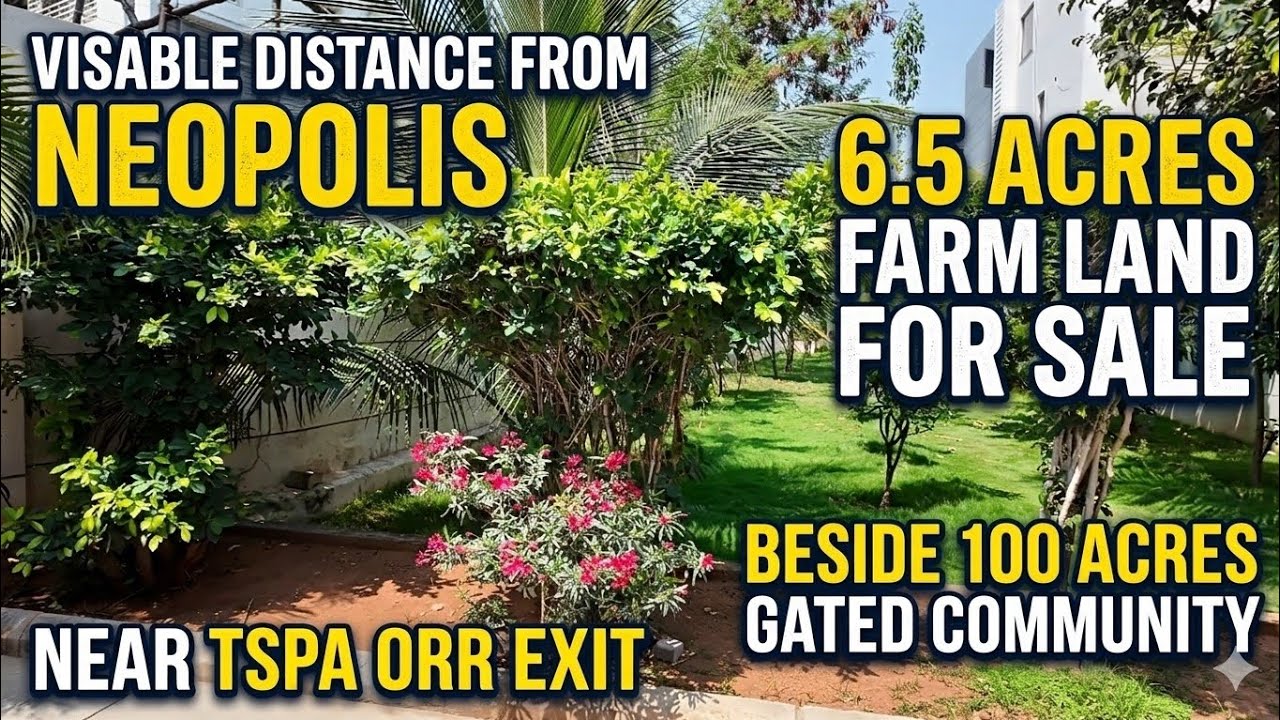 TSPA ORR EXIT 100 ACRES GATED COMMUNITY BESIDE 6.5 ACRES LAND FOR SALE ...