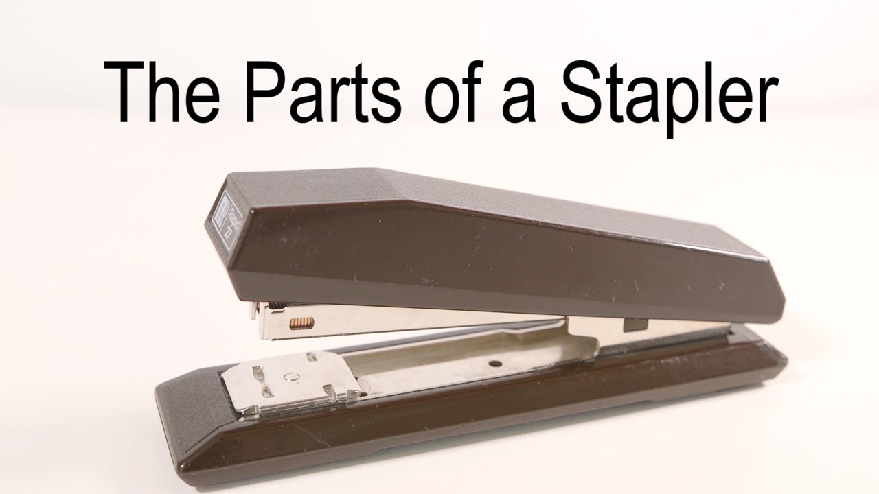 The Parts of a Stapler - YouTube