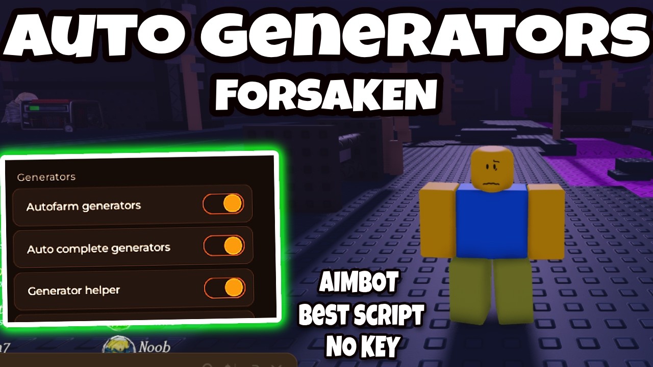 *NEW* Forsaken Script NO KEY – Auto Generator , Infinite Stamina - YouTube