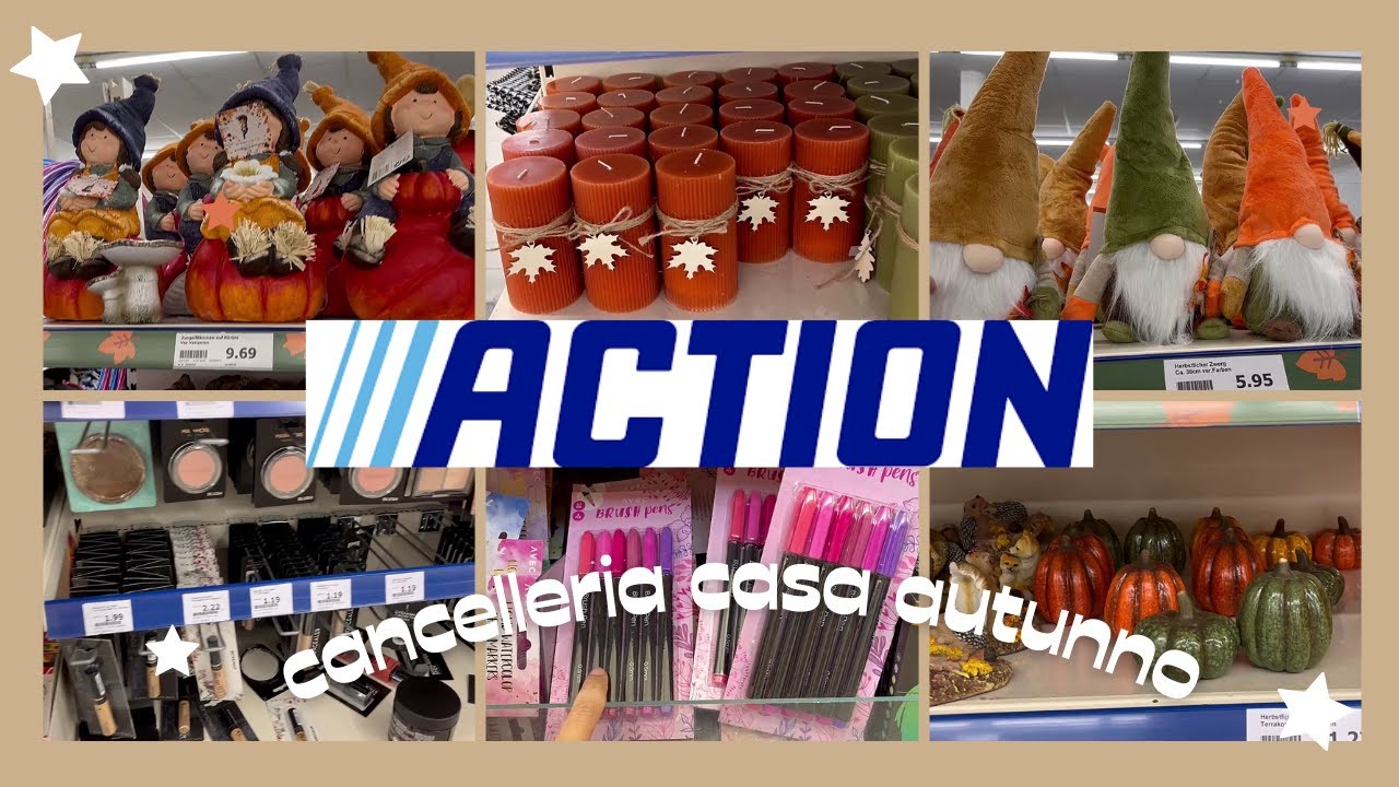 ACTION SHOPPING VLOG Settembre 🌻 Cancelleria, casa, autunno - YouTube